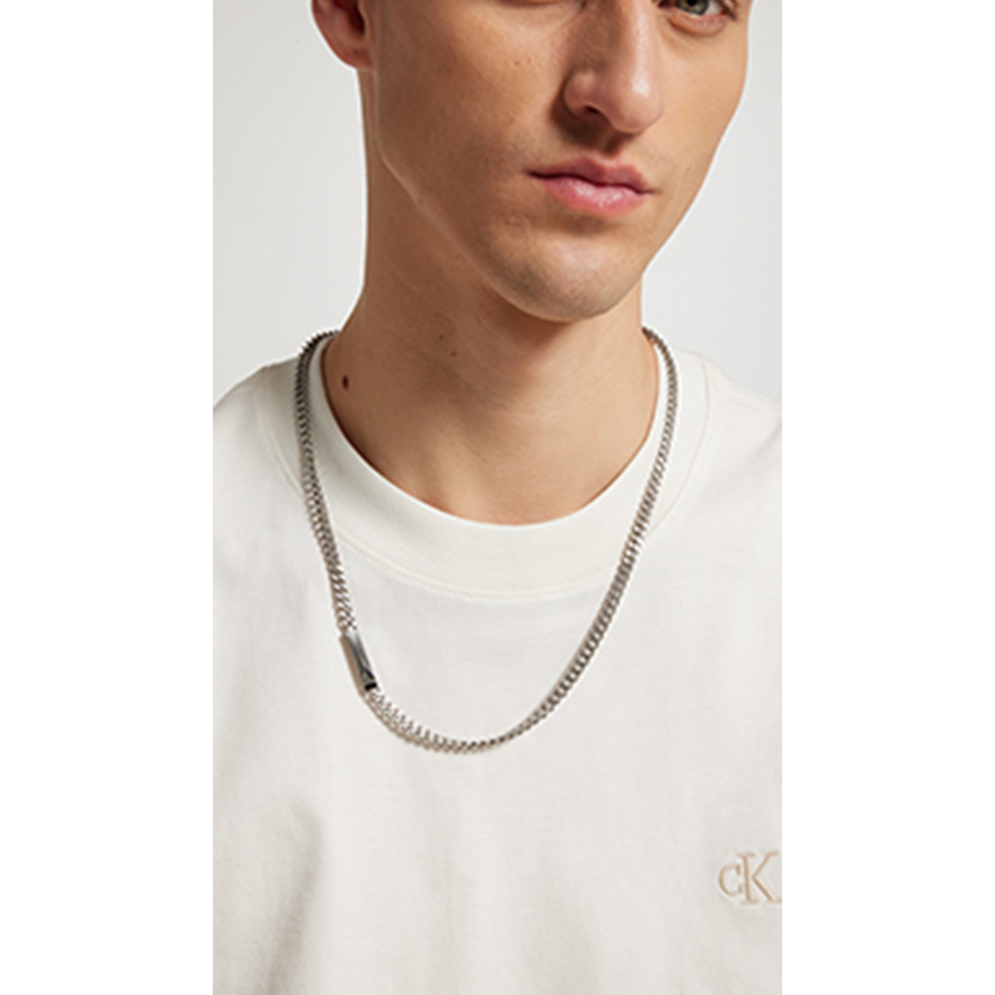 Calvin Klein Jewellery Stainless Steel Men s Chain Necklace 35000055 The Watch Factory Australia