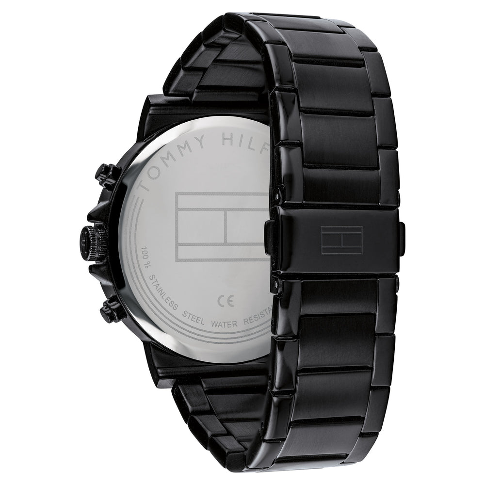Tommy Hilfiger Multi-function Black Steel Men's Watch - 1710383