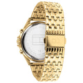Tommy Hilfiger Gold Steel White Dial Multi-function Women's Watch - 17