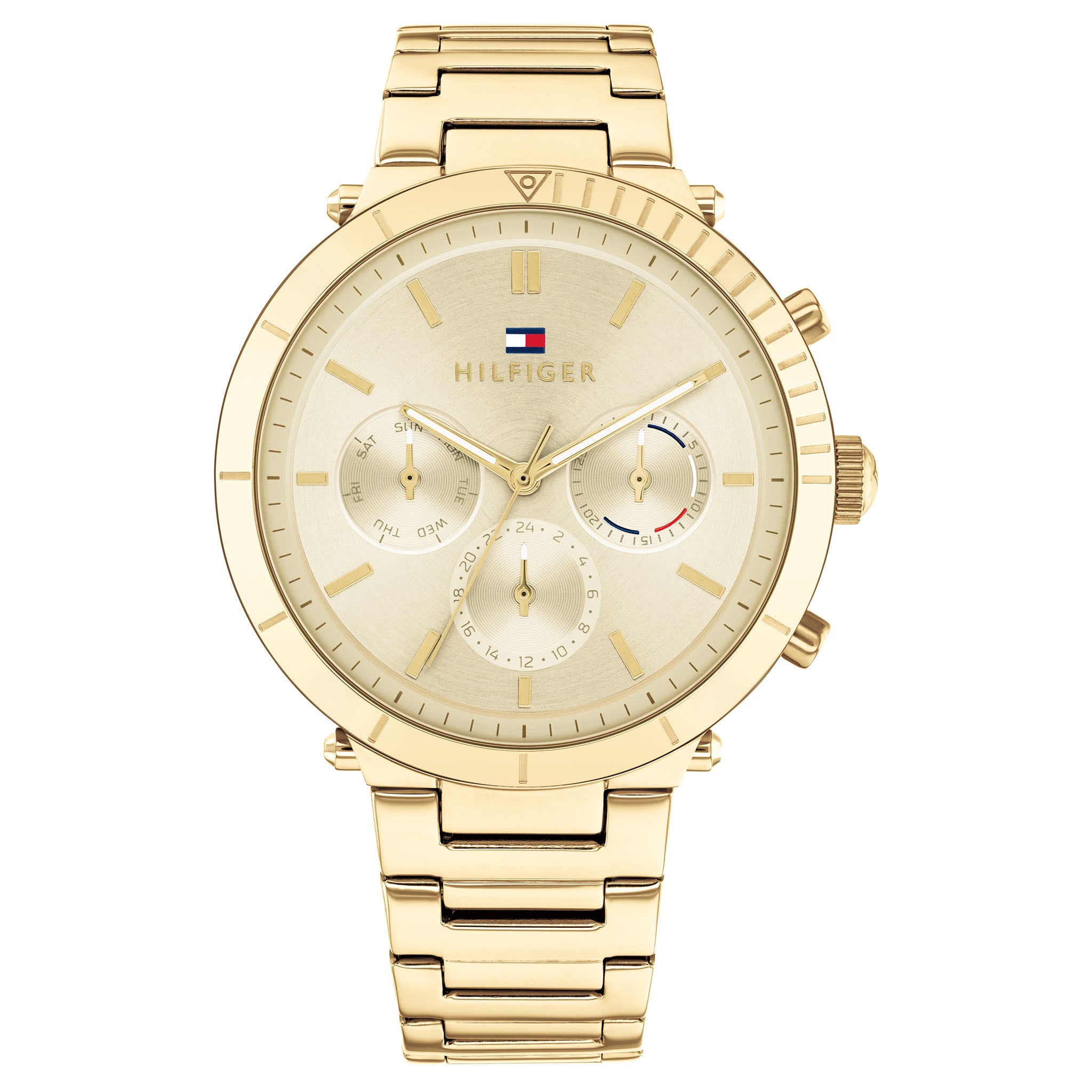 Tommy Hilfiger Gold Steel Women's Multi-function Watch - 1782350 – The ...