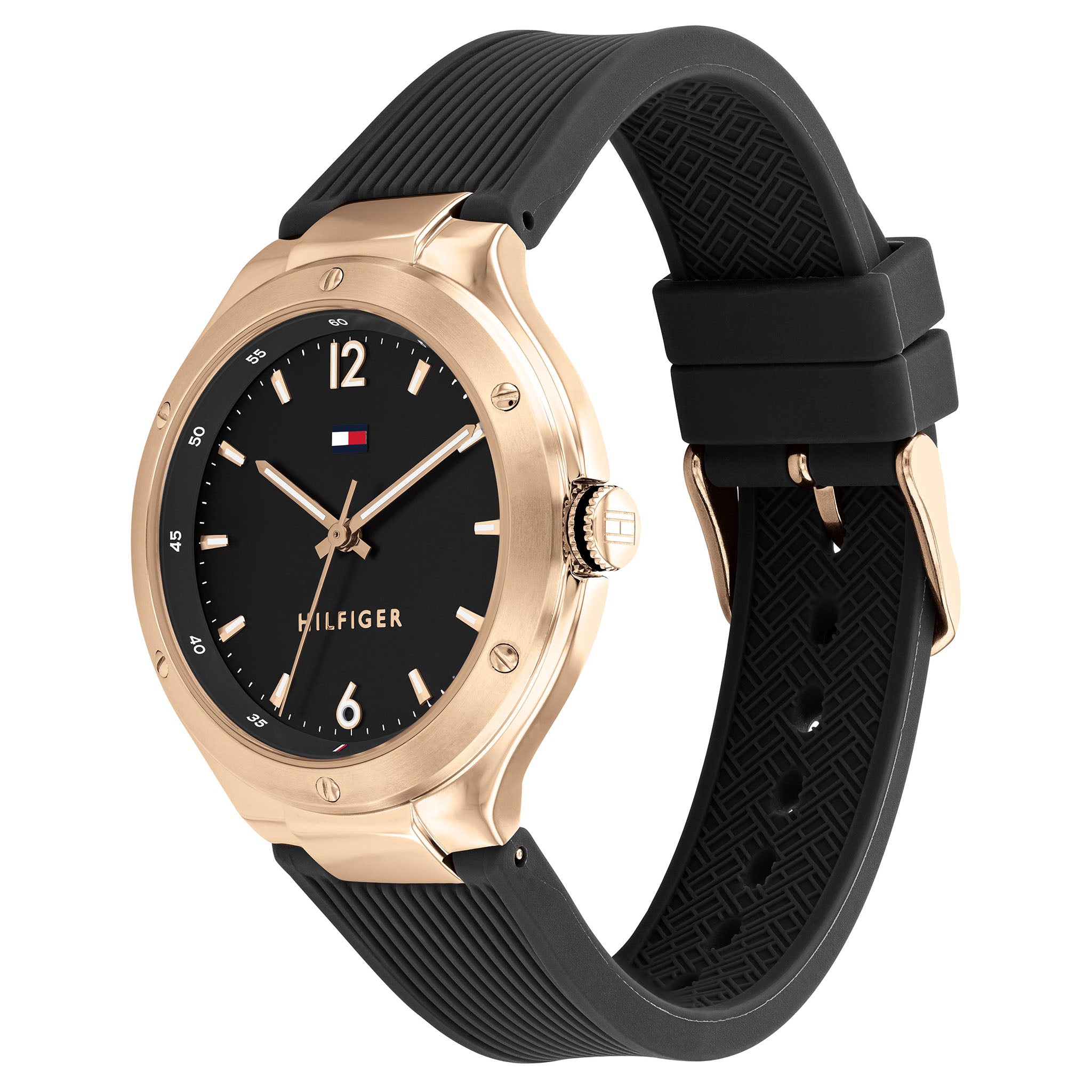 Tommy Hilfiger Black Silicone Band Women s Watch 1782474 The Watch Factory Australia