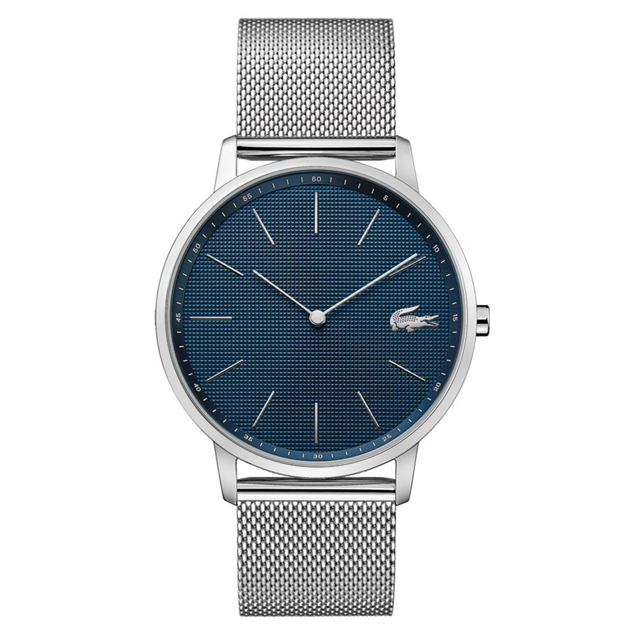 Lacoste Moon Silver Mesh Men's Watch - 2011005 – The Watch Factory ...