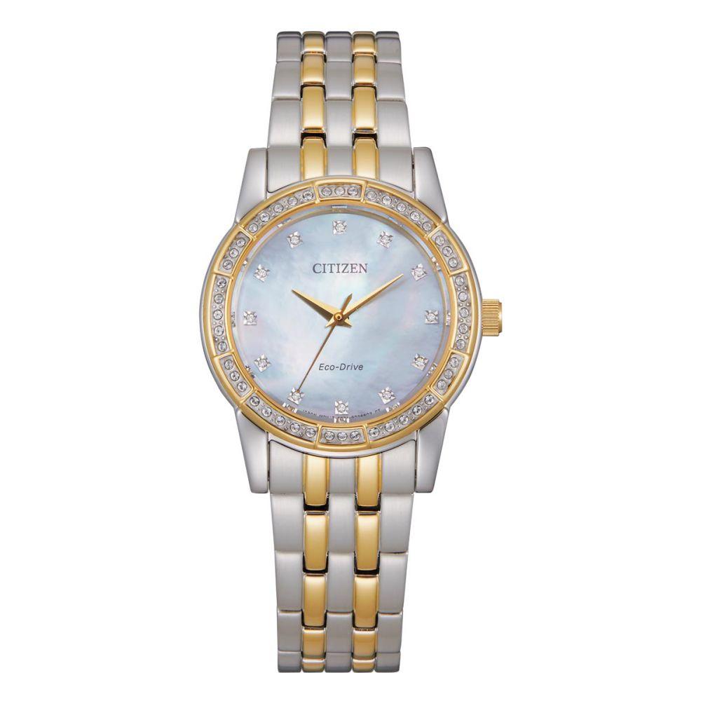 Citizen Two-Tone Steel Ladies Solar Watch - EM0774-51D – The Watch ...